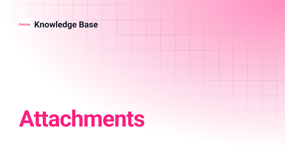 Attachments | Knowledge Base