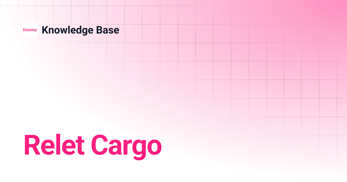 Relet Cargo | Knowledge Base