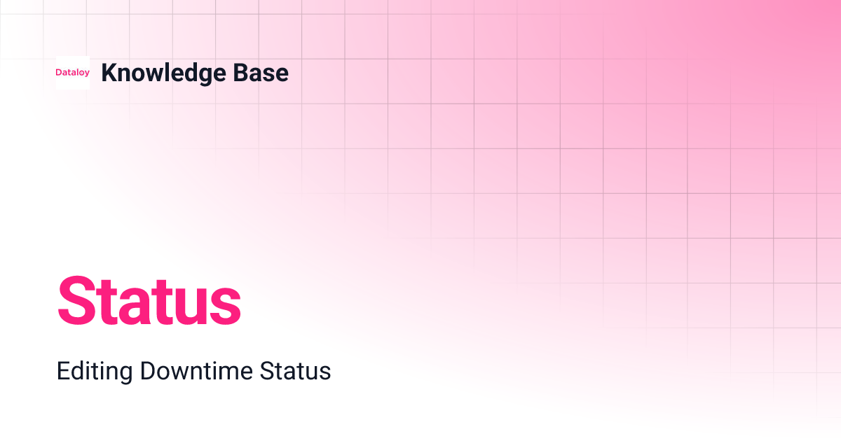 Status | Knowledge Base