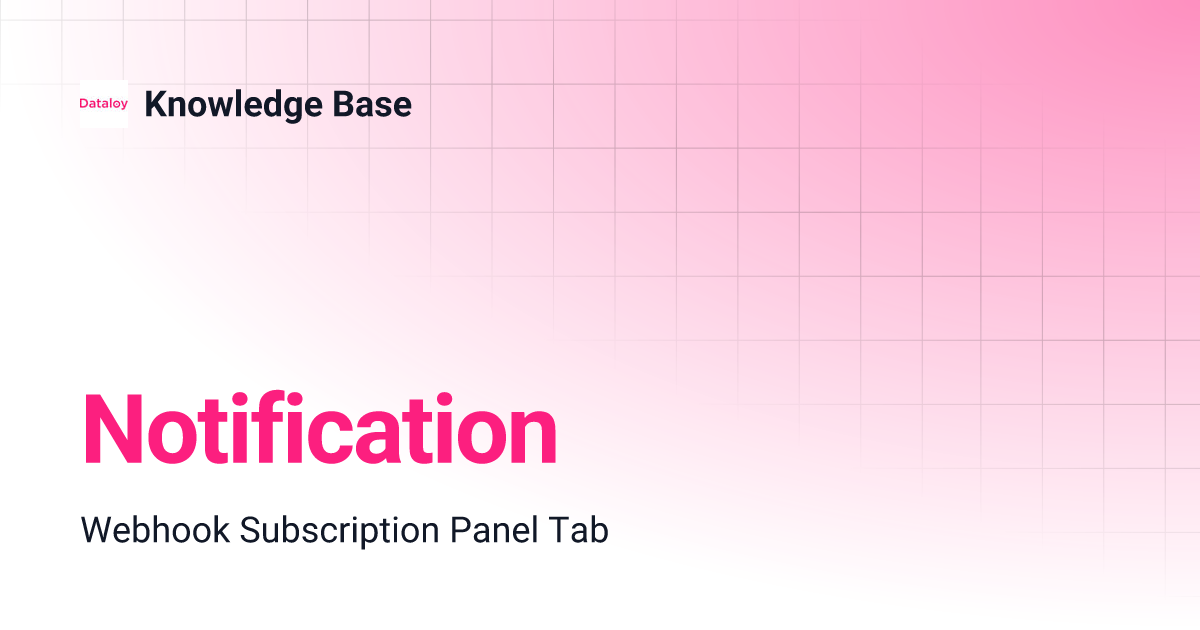 Notification | Knowledge Base
